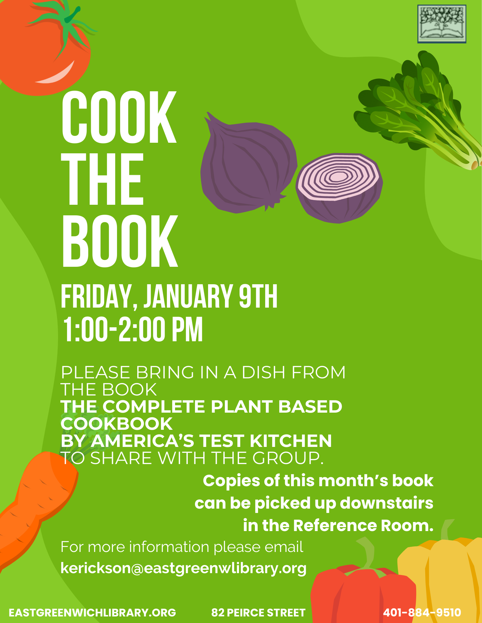January Cook the Book Club | East Greenwich Free Library